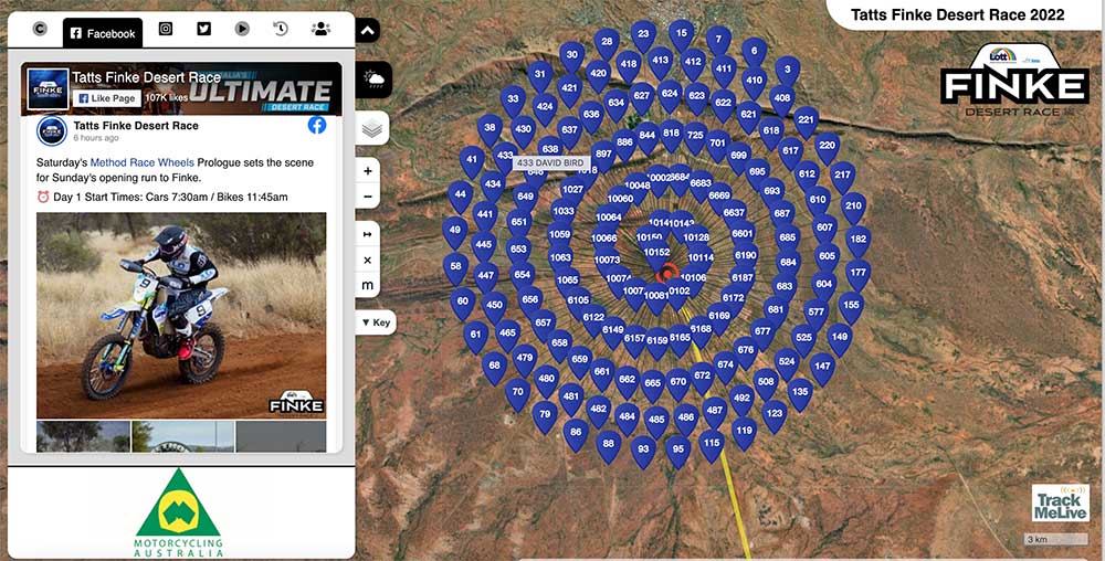 Tatts Finke Desert Race 2022 | Track Me